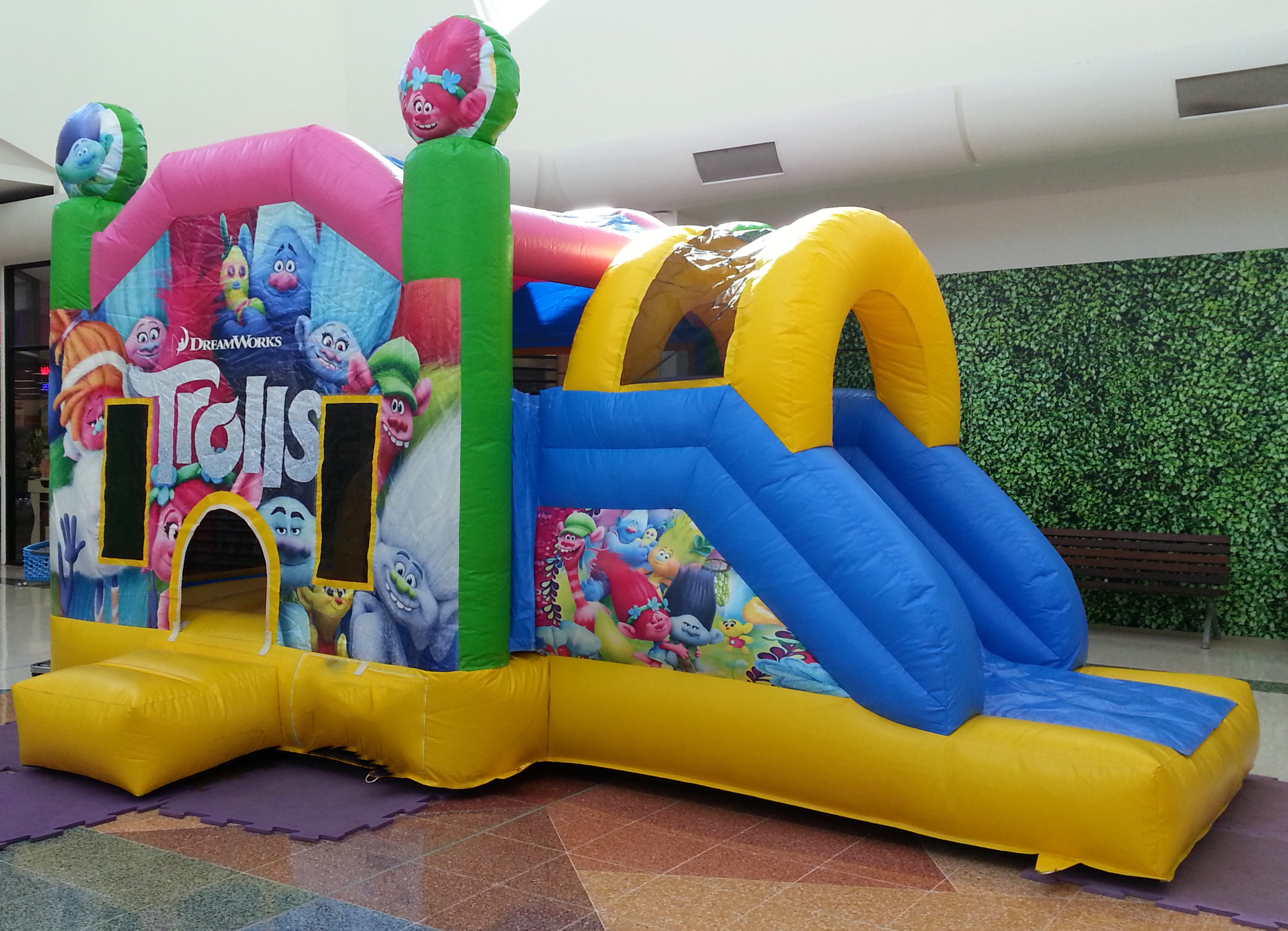 Crazy Bouncy Castle Hire Perth Jumping Castles - Awesome Combo Trolls