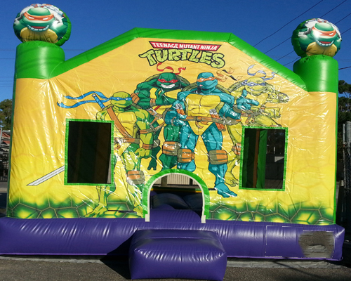 Crazy Bouncy Castle Hire Perth Jumping Castles - Ninja Turtles bouncy ...